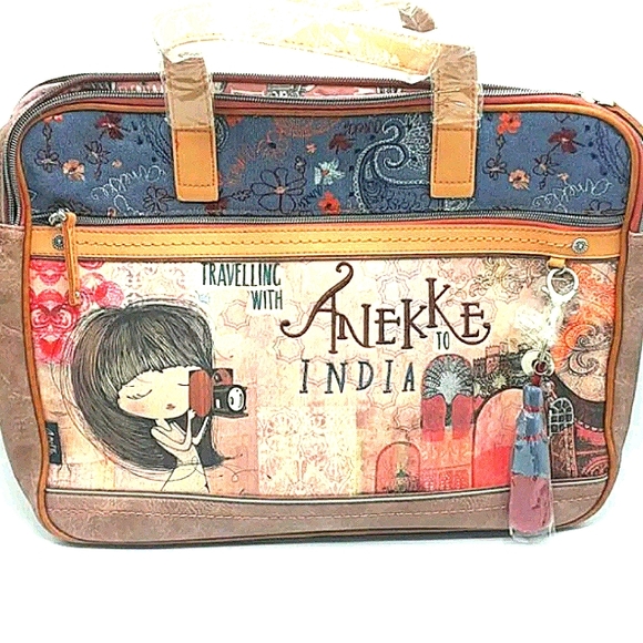 Anekke | Bags | Anekke Laptop Bagtravling With Anekke To India | Poshmark